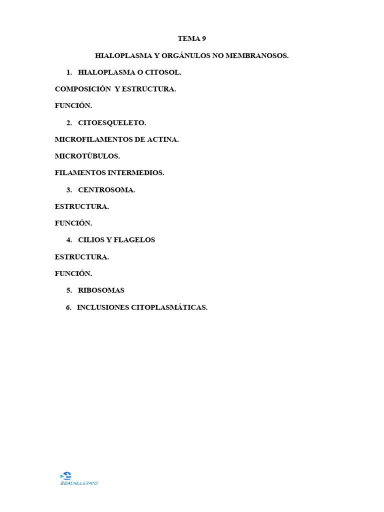 Bio 9 | PDF | Ribosoma | Citosol