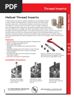 Keysert Installation and Removal Guide | PDF | Drill | Steel