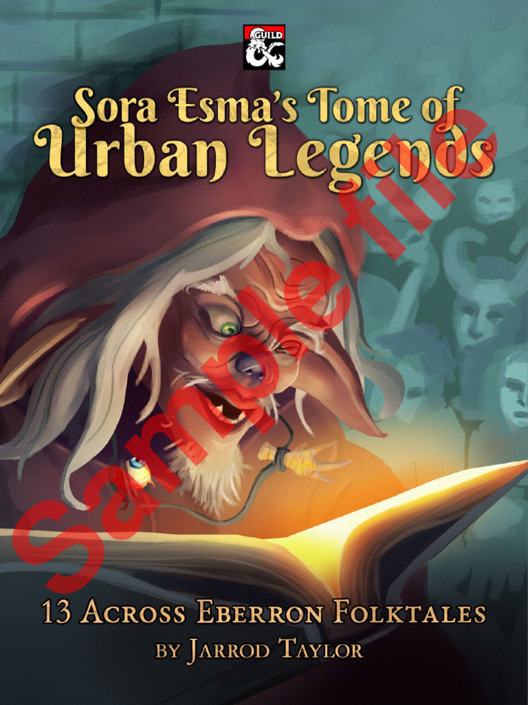 Sora Esma's Tome of Urban Legends | PDF