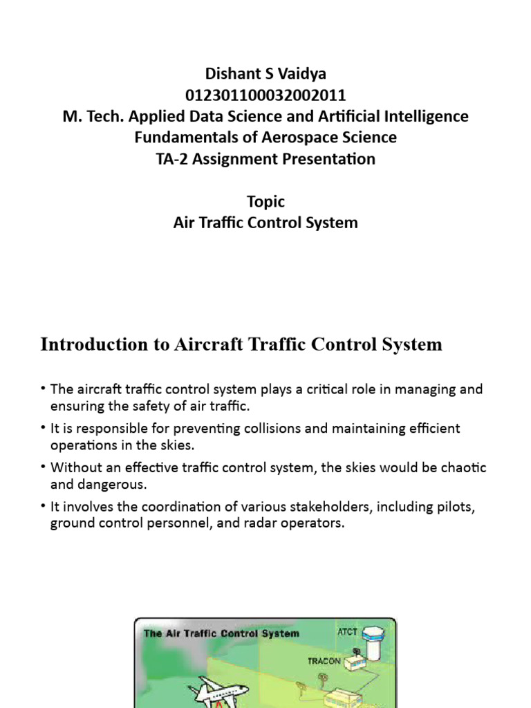 Overview of Air Traffic Control Systems | PDF | Air Traffic Control ...