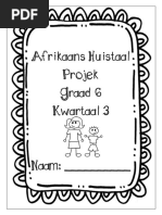 Afrikaans Task 6 Term 3 Project | PDF