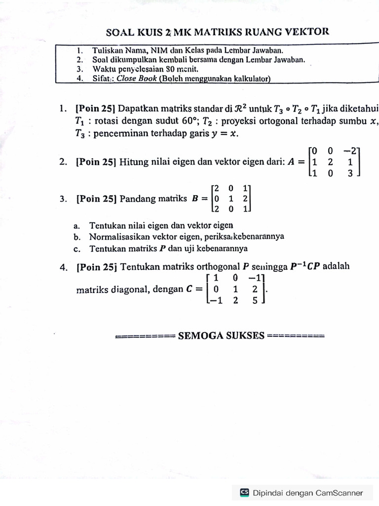 Kuis 2 MRV 2022-2023 | PDF