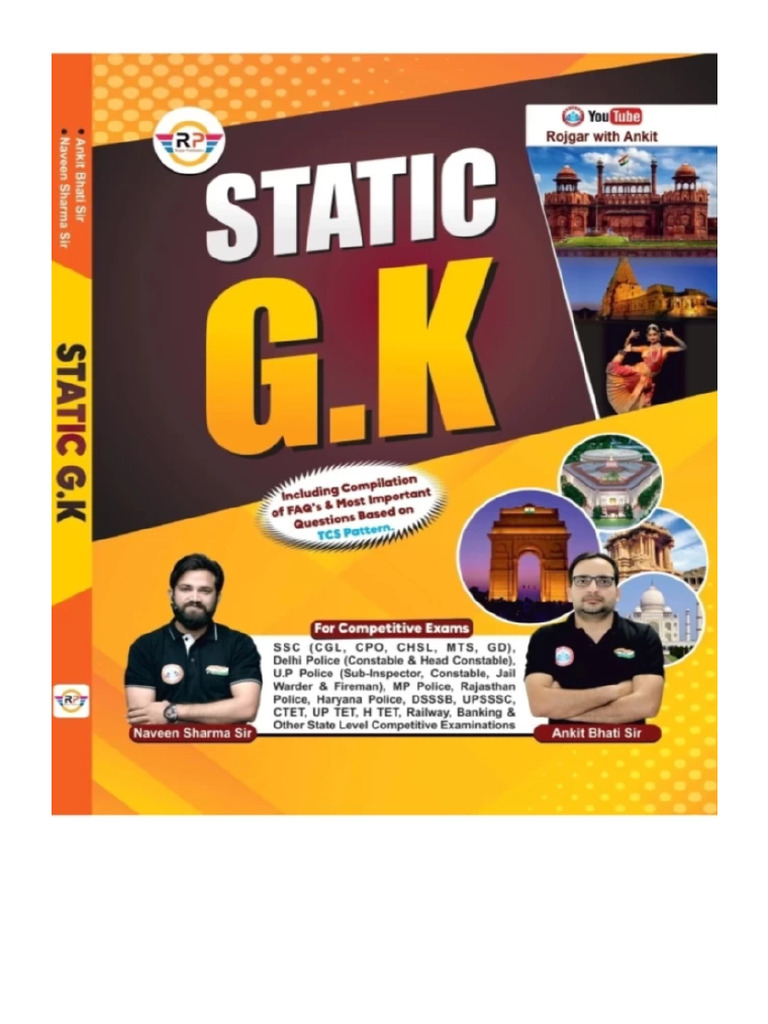 Static GK RWA English | PDF | Travel | Art
