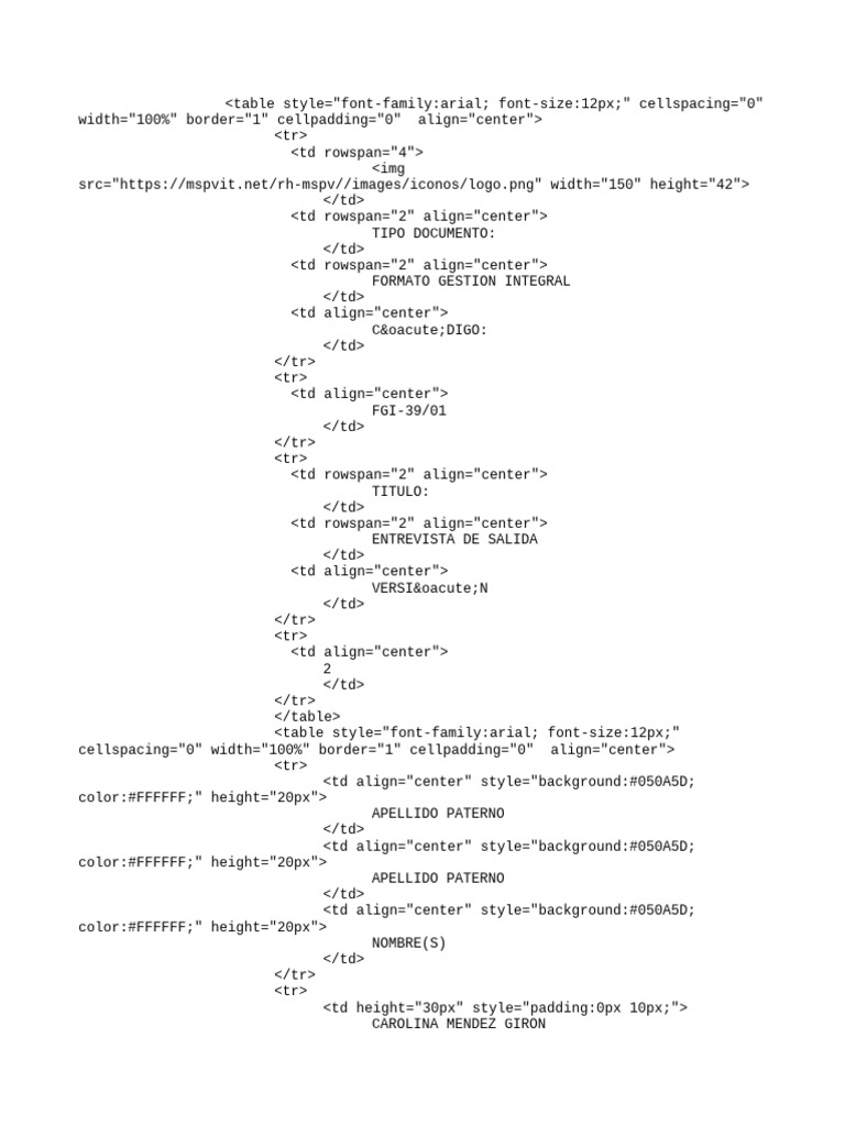 Baja - de - Personal - 2024-06-19T185809.974 | PDF | Business