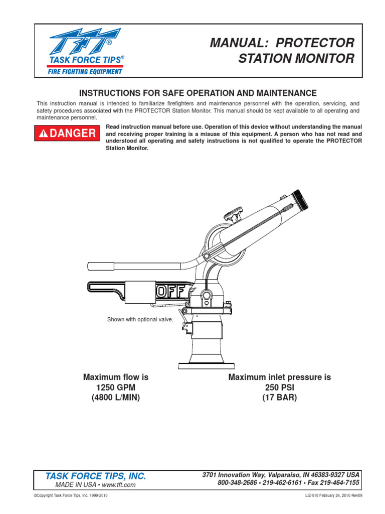 PROTECTOR Station Monitor | PDF | Valve | Screw