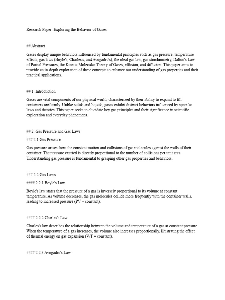 Gases Pdf Gases Temperature