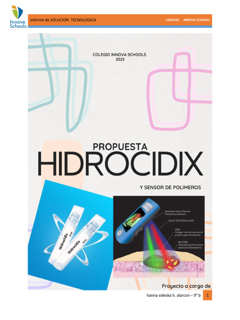 Ciencias Proyecto Hidrocidix - Hanna Valeska | PDF | Polímeros | Polimetacrilato de metilo)