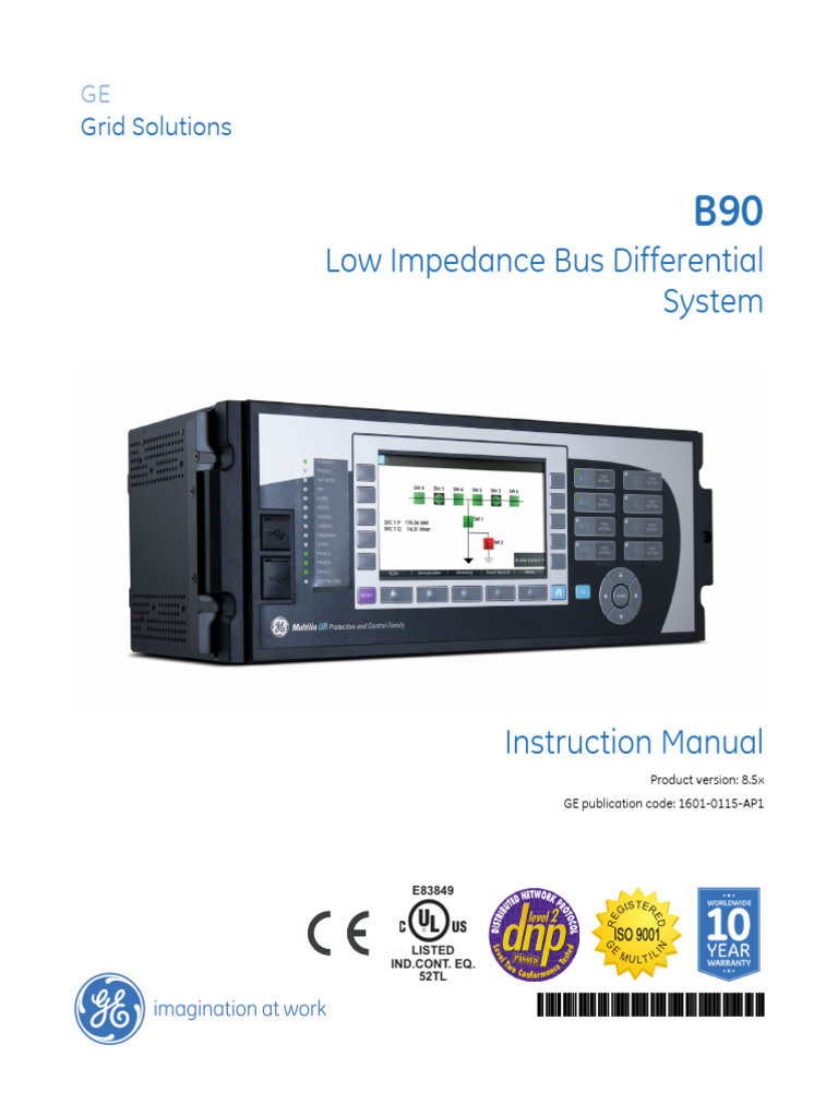 Low Impedance Bus Differential System: Grid Solutions | PDF | Computer Engineering | Computing