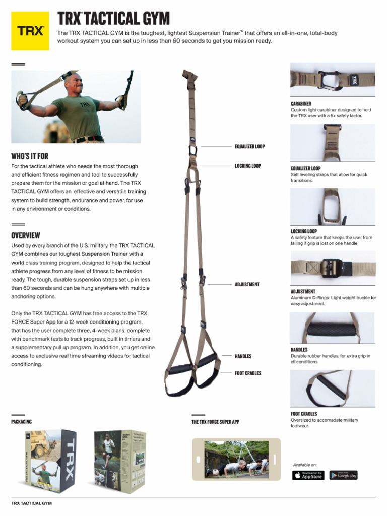 7. TRX Tactical Suspension Trainer INT | PDF