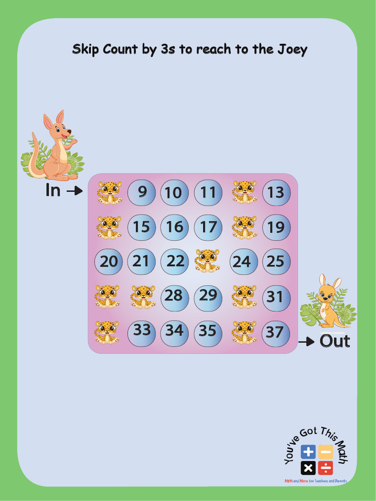 Skip Counting Games.8 | PDF