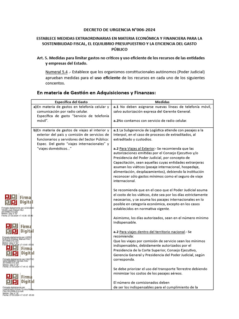 Anexo DU 006-GAF | PDF