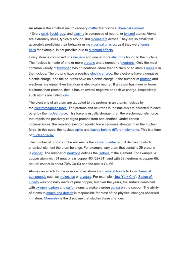 Atom Pdf