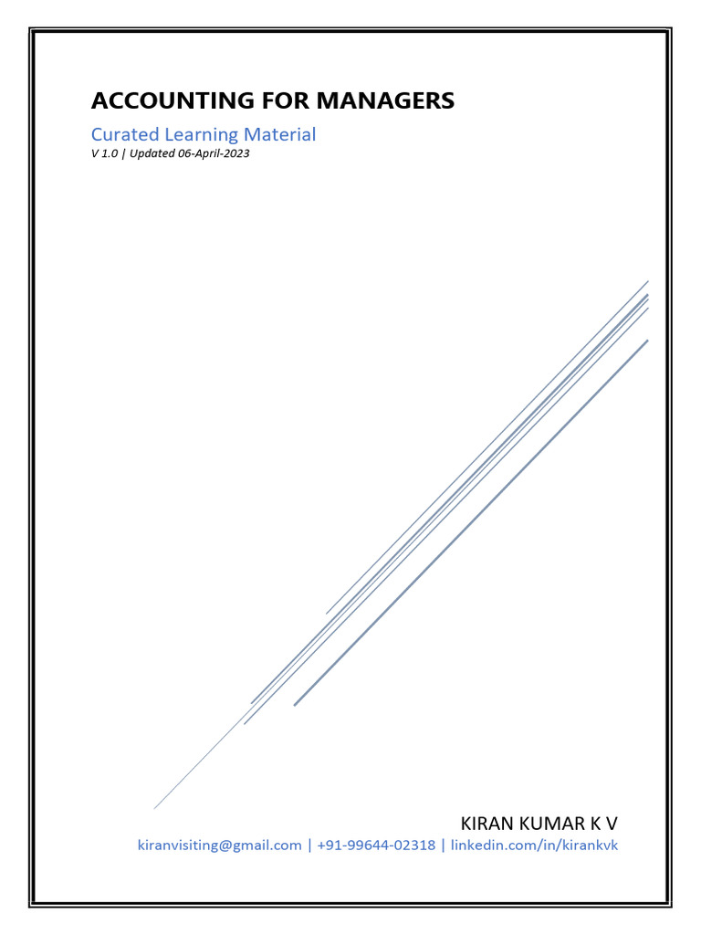 AFM Theory Notes | PDF | Debits And Credits | Limited Liability Company
