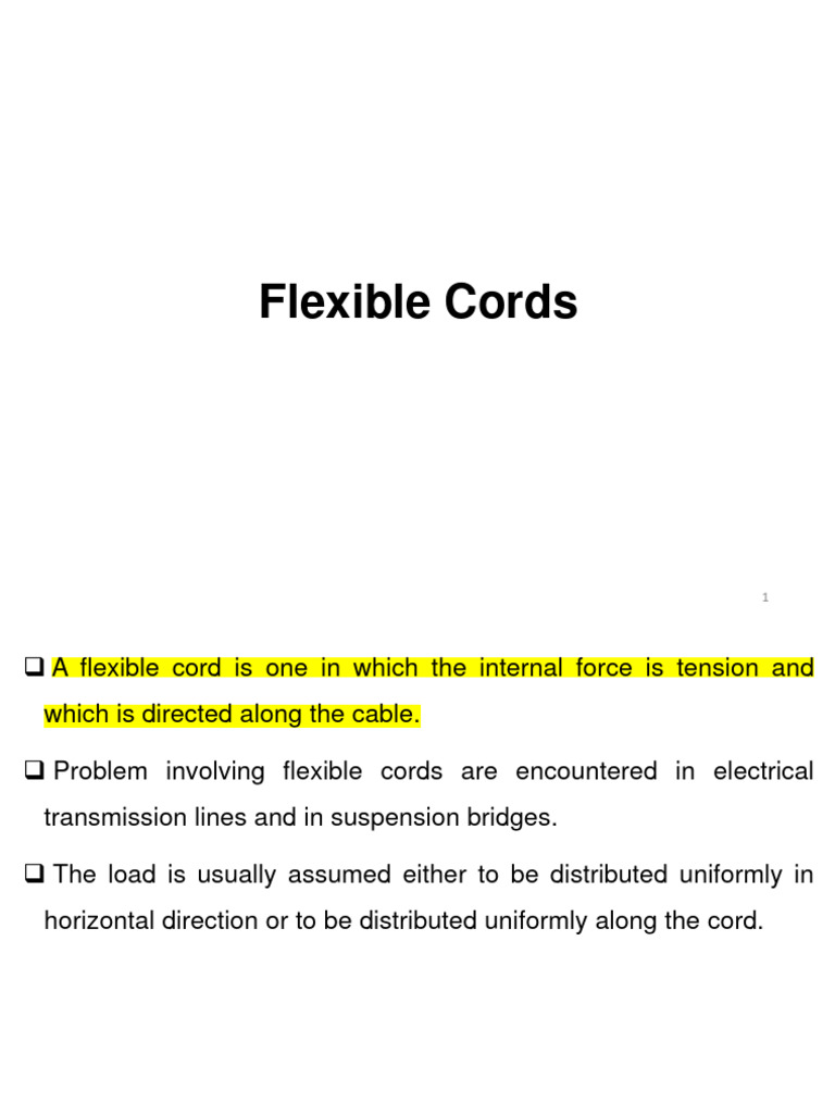 Flexible cords | PDF