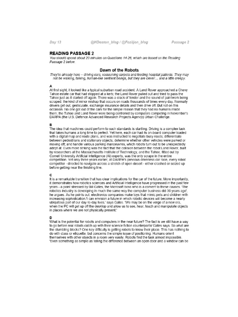 Reading Passage 2 | PDF