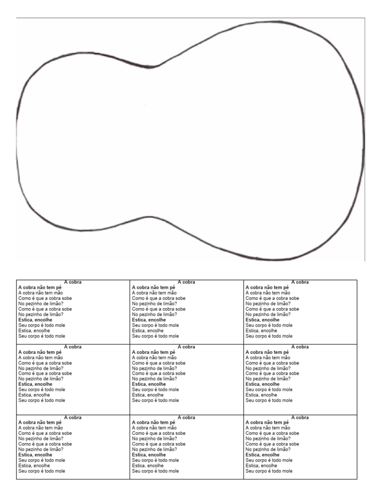 Atividade Cantigas de Roda | PDF