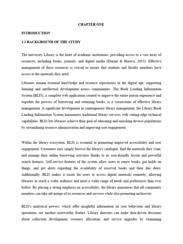 Chapter One | PDF | Libraries | Computer Security