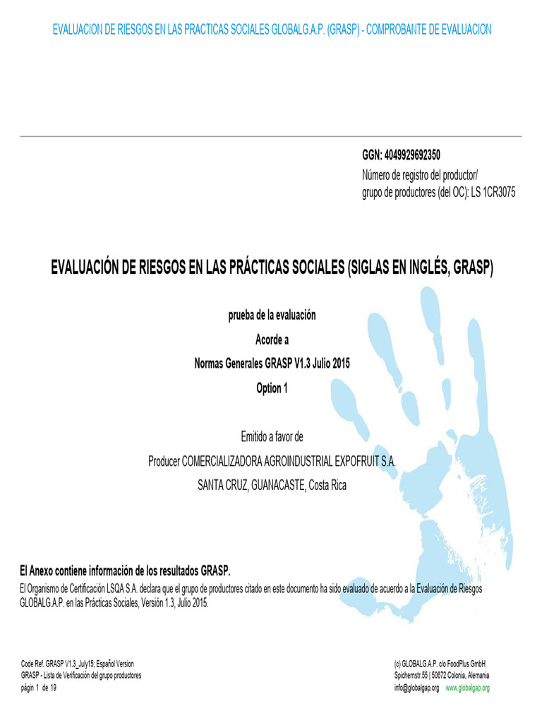 Evaluación GRASP de Prácticas Sociales | PDF | Derecho laboral | Salario