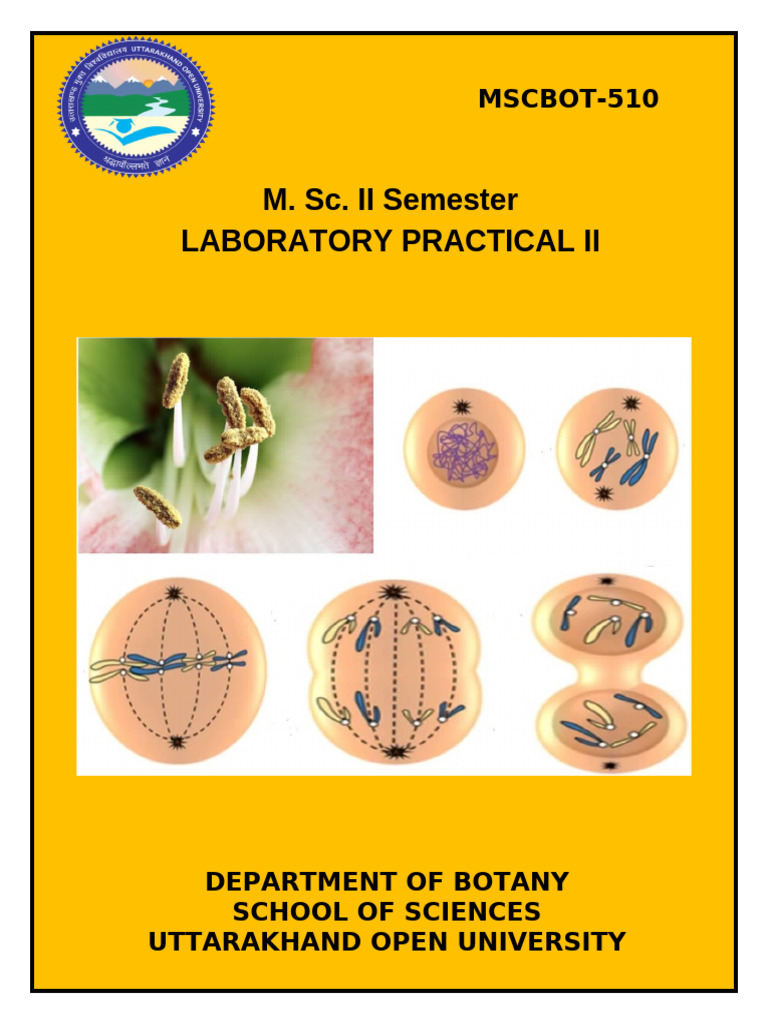 Laboratory Practical II in Botany | PDF | Meiosis | Mitosis
