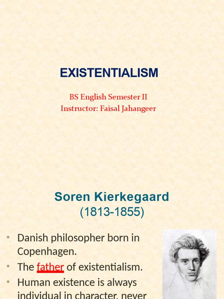 Existentialism | PDF | Existentialism | Existence
