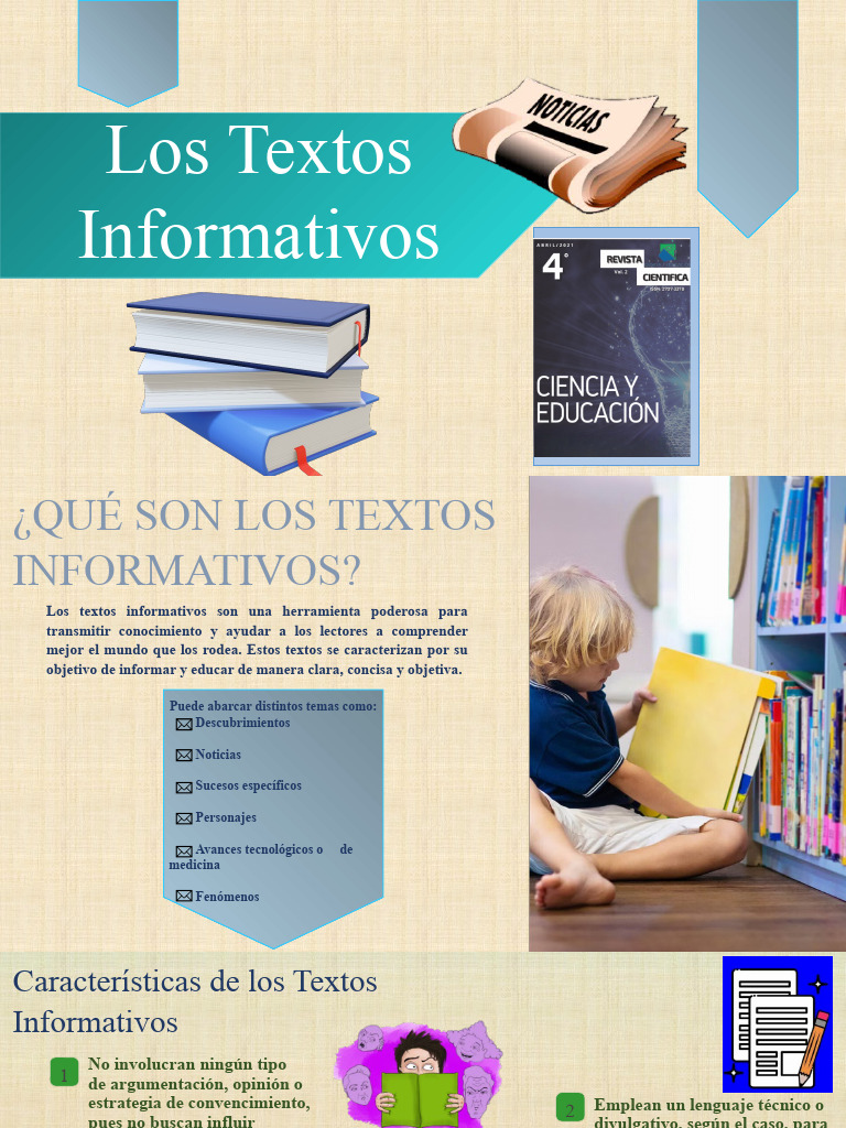 TEXTOS INFORMATIVOS | PDF | Conocimiento | Información