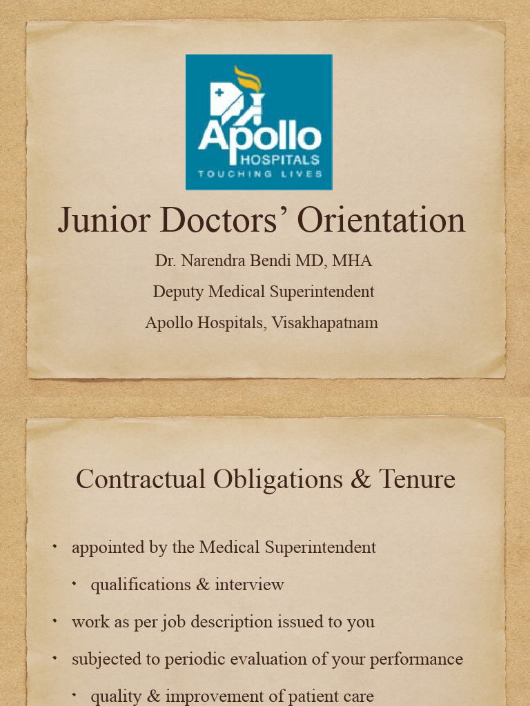 Junior Doctors Orientation Download Free Pdf Surgery Intensive