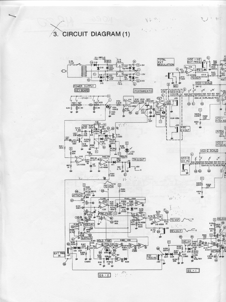 ms20 Schematics | PDF