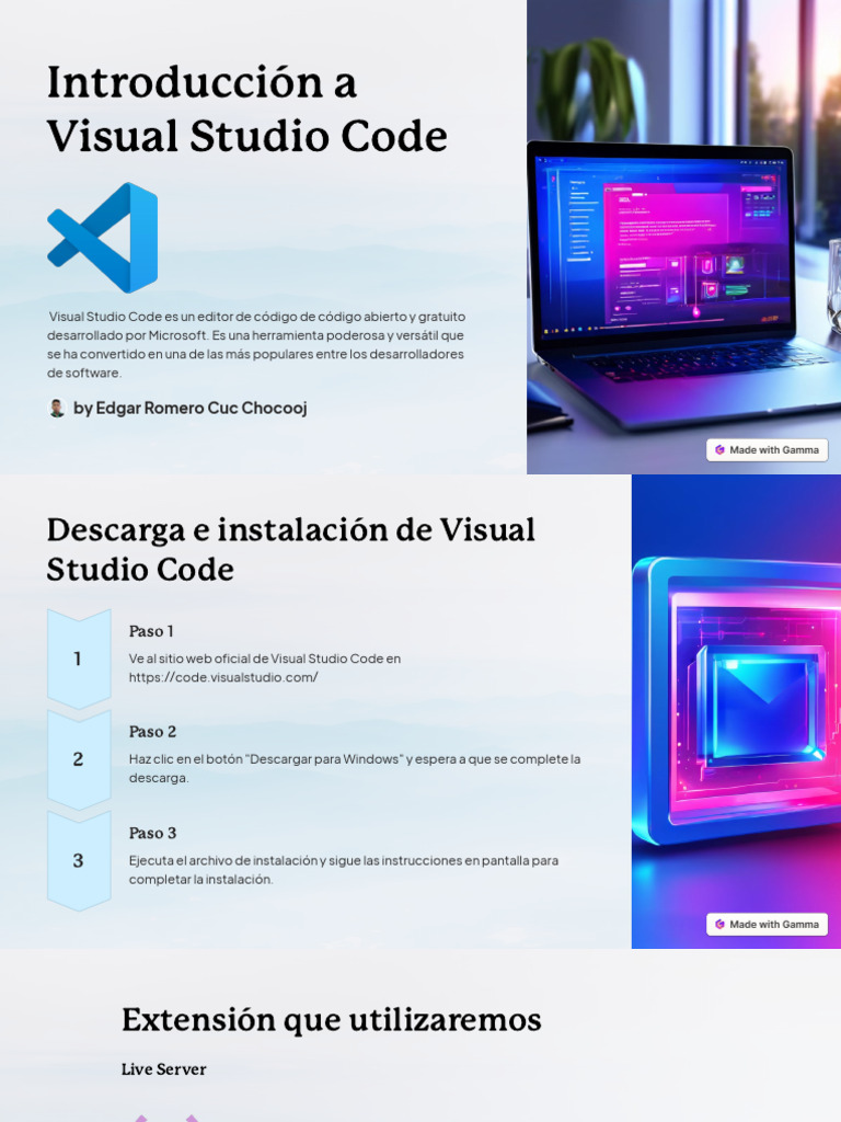 Introduccion A Visual Studio Code | PDF