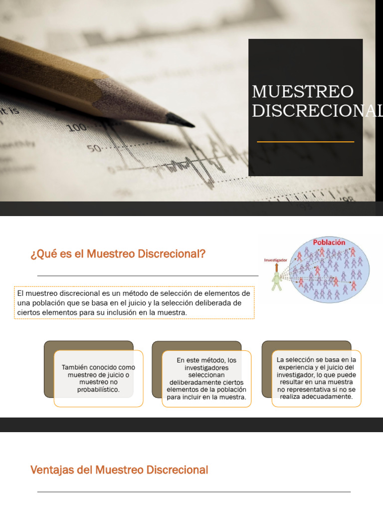 Guía del Muestreo Discrecional en Investigación | PDF | Muestreo ...