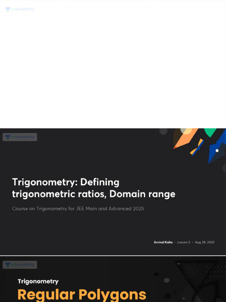 Trigonometry Defining Trigonometric Ratios Domain Range With Anno Pdf 7001