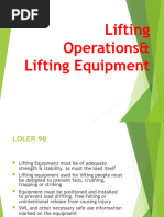 LSR - Safe Mechanical Lifting | PDF | Crane (Machine) | Forklift