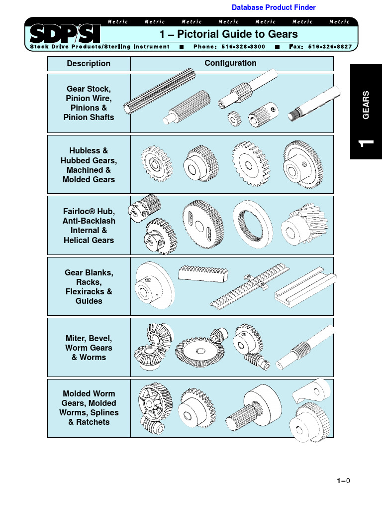 Sdp-Si Gear Catalogue | PDF | Gear | Machines
