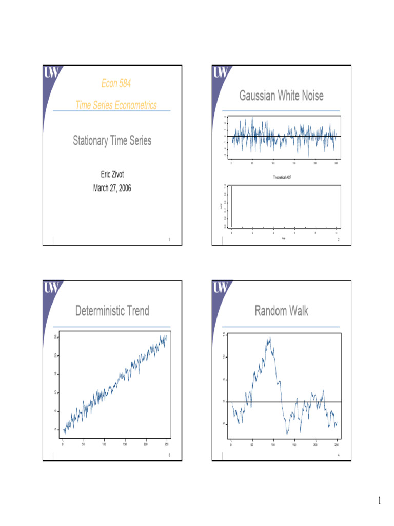 Stationary Time Series Powerpoint Download Free Pdf Autoregressive