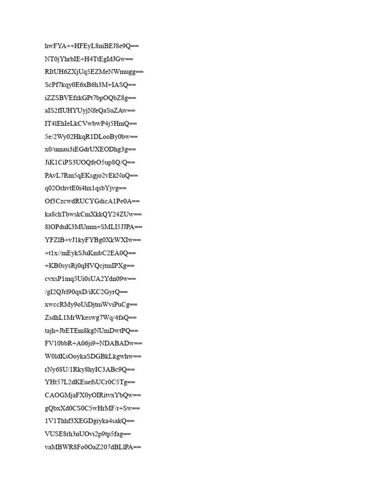 Encrypted Data Strings Analysis | PDF