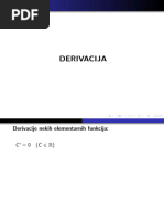 Izvodi Formule | PDF