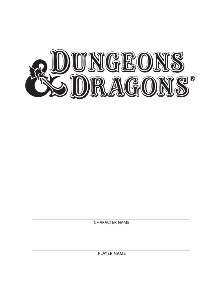 DND Character Sheet A5 1 | PDF