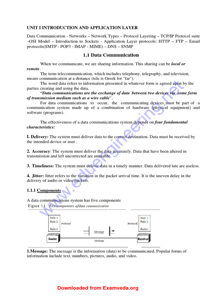 Unit 01 Pdf Network Topology Duplex Telecommunications