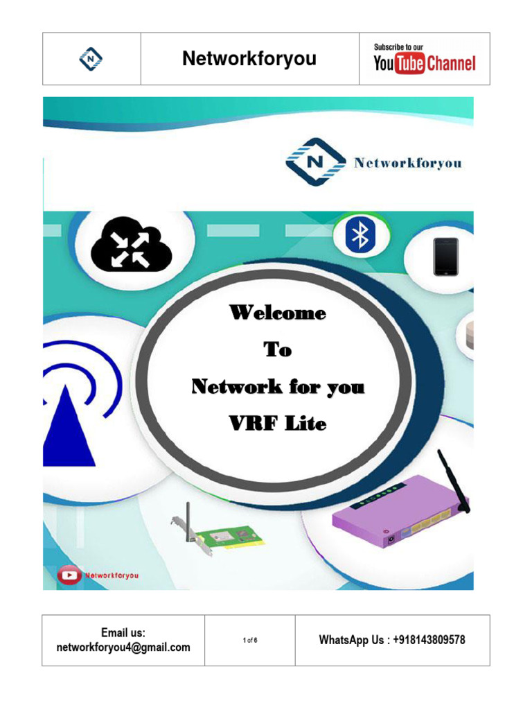 24.VRF+Lite | PDF | Ip Address | Router (Computing)