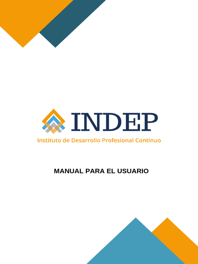 Manual Plataforma INDEP | PDF | Crecimiento personal y profesional