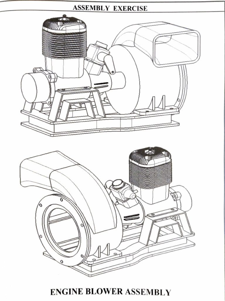 Engine Blower Assembly | PDF | Internal Combustion Engine | Mechanical ...