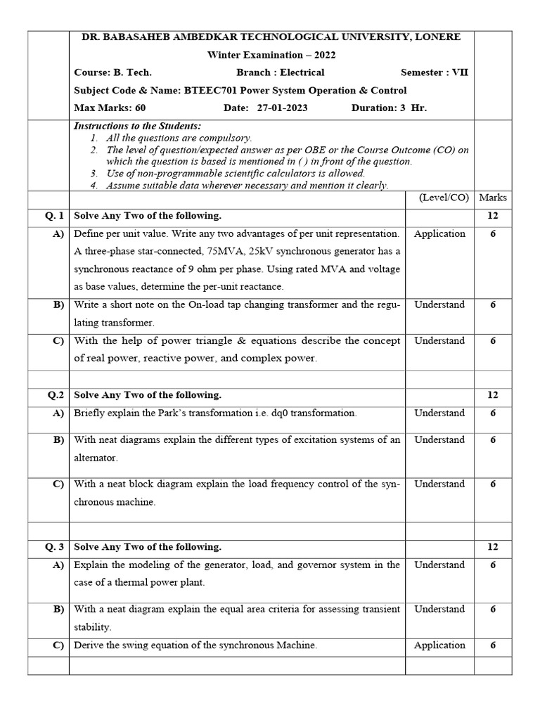 Power System Operation and Control | PDF | Ac Power | Electricity Power System Operation and Control | PDF | Ac Power | Electricity