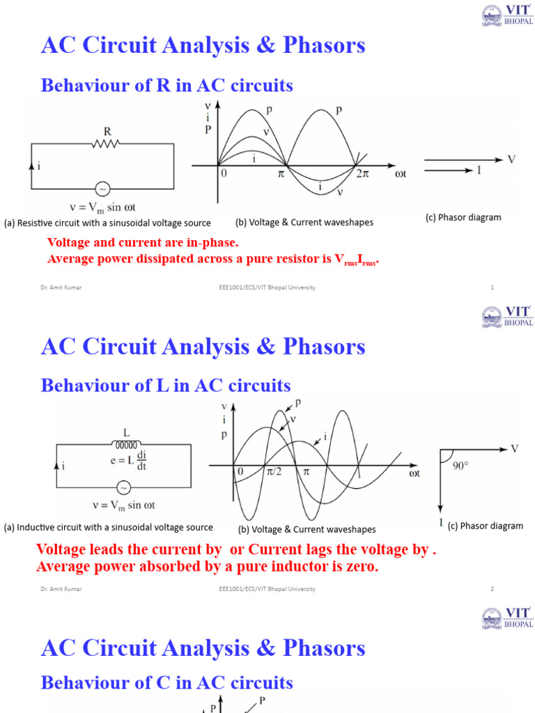 AC Analysis | PDF | Electrical Network | Electrical Impedance