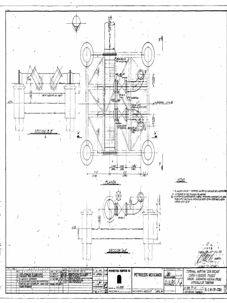 E-2 811-TB-0001 PLEM Monoboya 1 | PDF