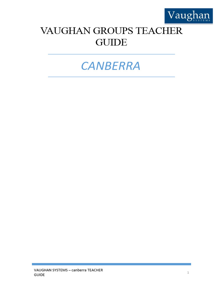 Book 2 Canberra - Vaughan Groups Guide 2023-24 | PDF | Morphology ...