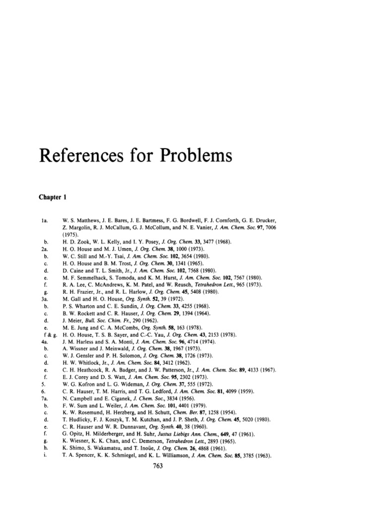 References For Problems | PDF