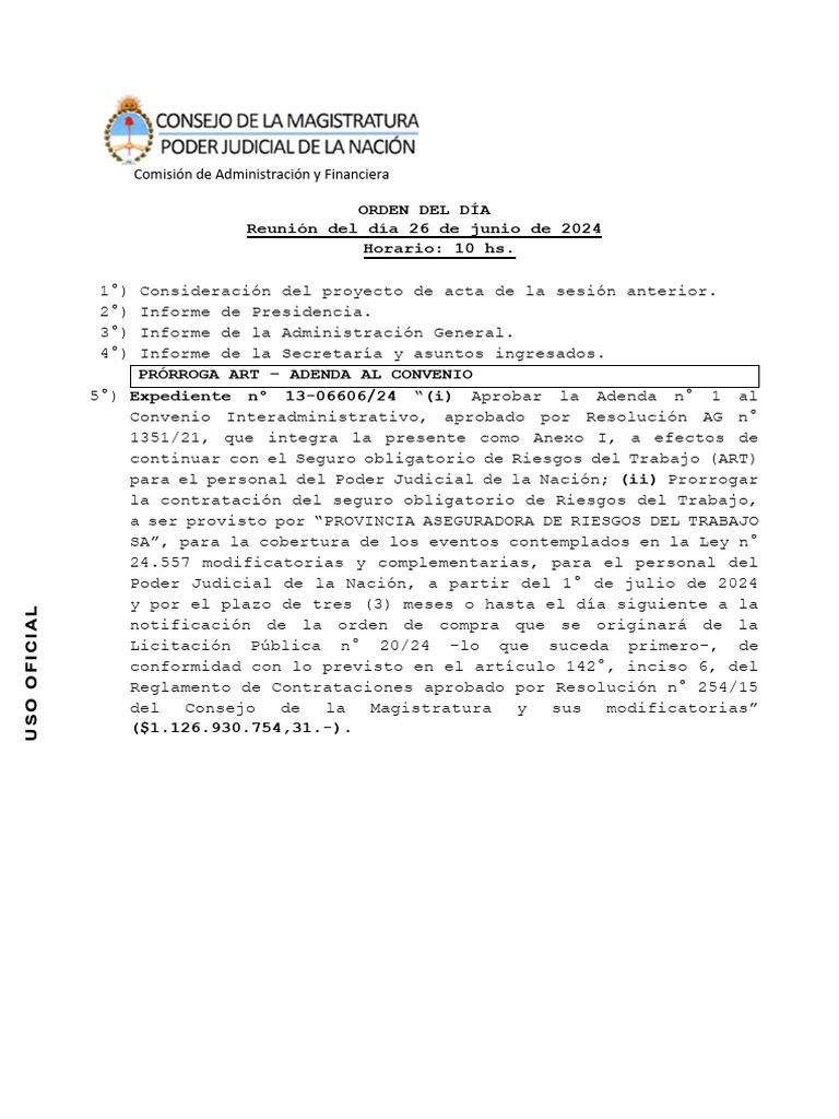 OD Sesión CAF 26.06.24 | PDF