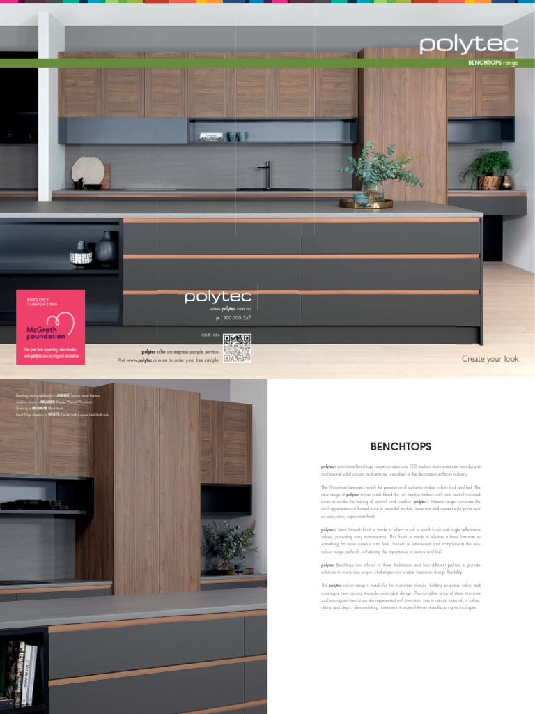 Polytec Benchtops Range | PDF | Countertop | Materials