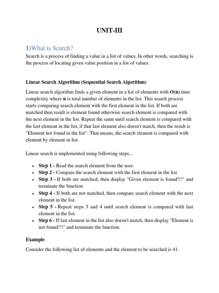 UNIT-III DS | PDF | Computer Science | Applied Mathematics