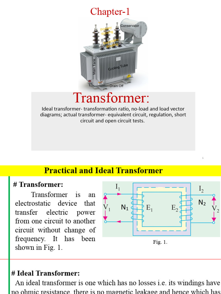 Transformer | PDF | Transformer | Electrodynamics