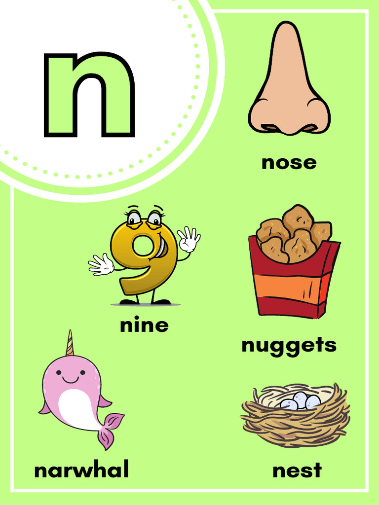 Letter N-Z Alphabet Pictures Posters | PDF | Young Adult